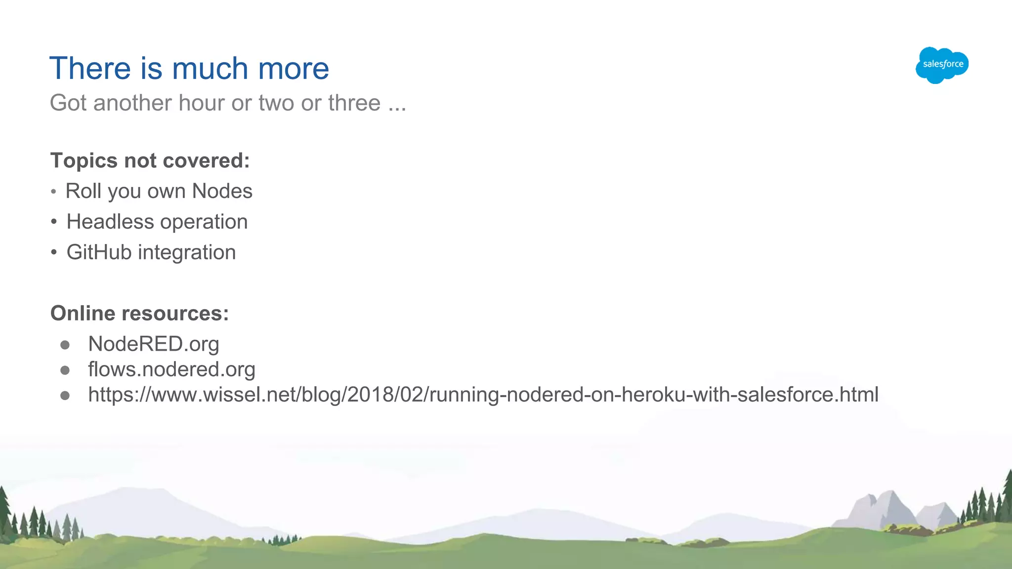 Salesforce Apex Hours : Node red for salesforce | PPT