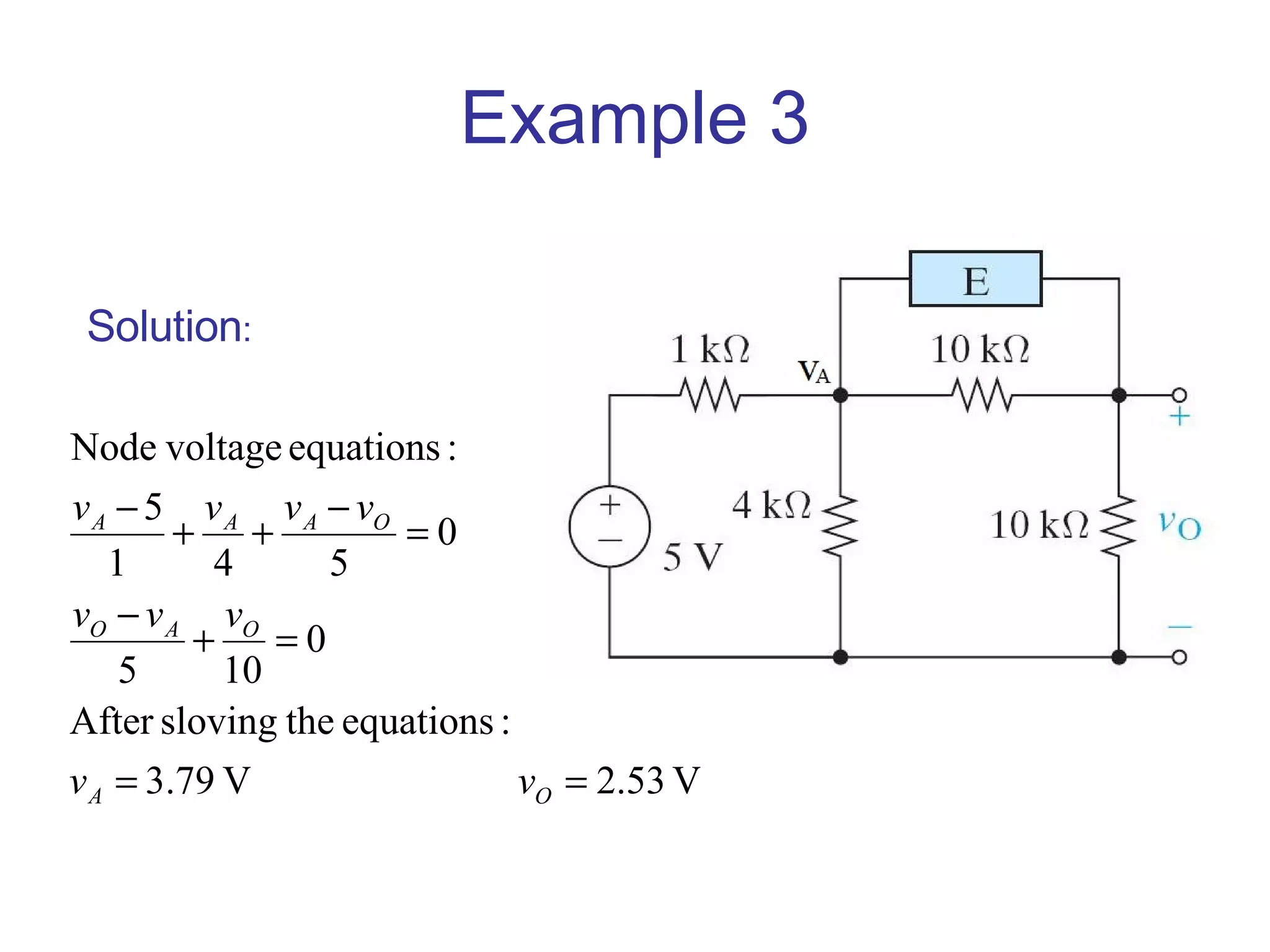 Node Voltage Method | PPT
