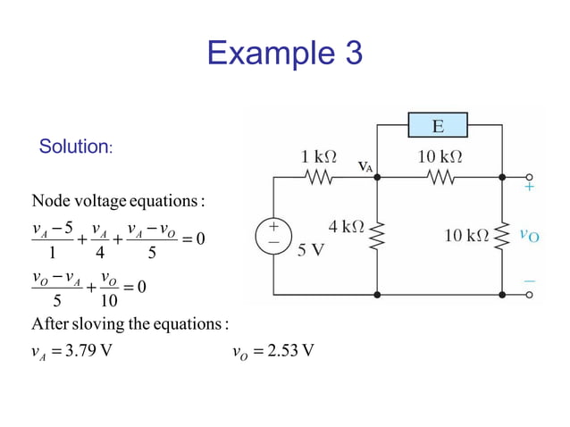 Node Voltage Method | PPT | Computing | Technology & Computing