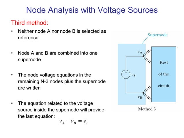 Node Voltage Method | PPT | Computing | Technology & Computing