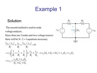 Node Voltage Method | PPT