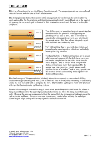Horizontal Directional Drilling Reamer Selection Guide | PDF