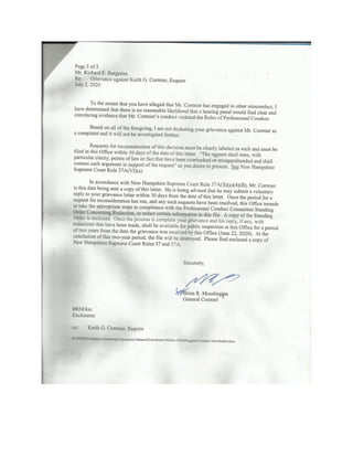 NH Attorney Discipline Committee Refuses to Docket Andrew Livernois and ...