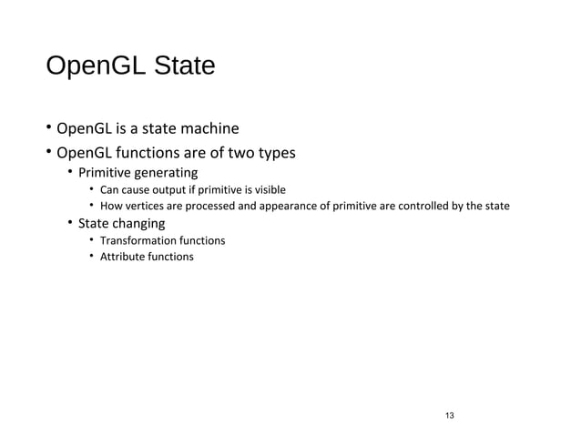 Programming with OpenGL | PPT