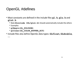 Programming with OpenGL | PPT