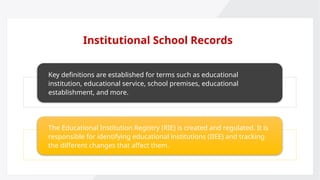 Nodo Escolar School Educational PowerPoint Template | PPTX