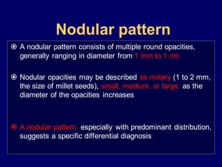 Nodular pattern | PDF | Lung and Respiratory Health | Diseases and ...