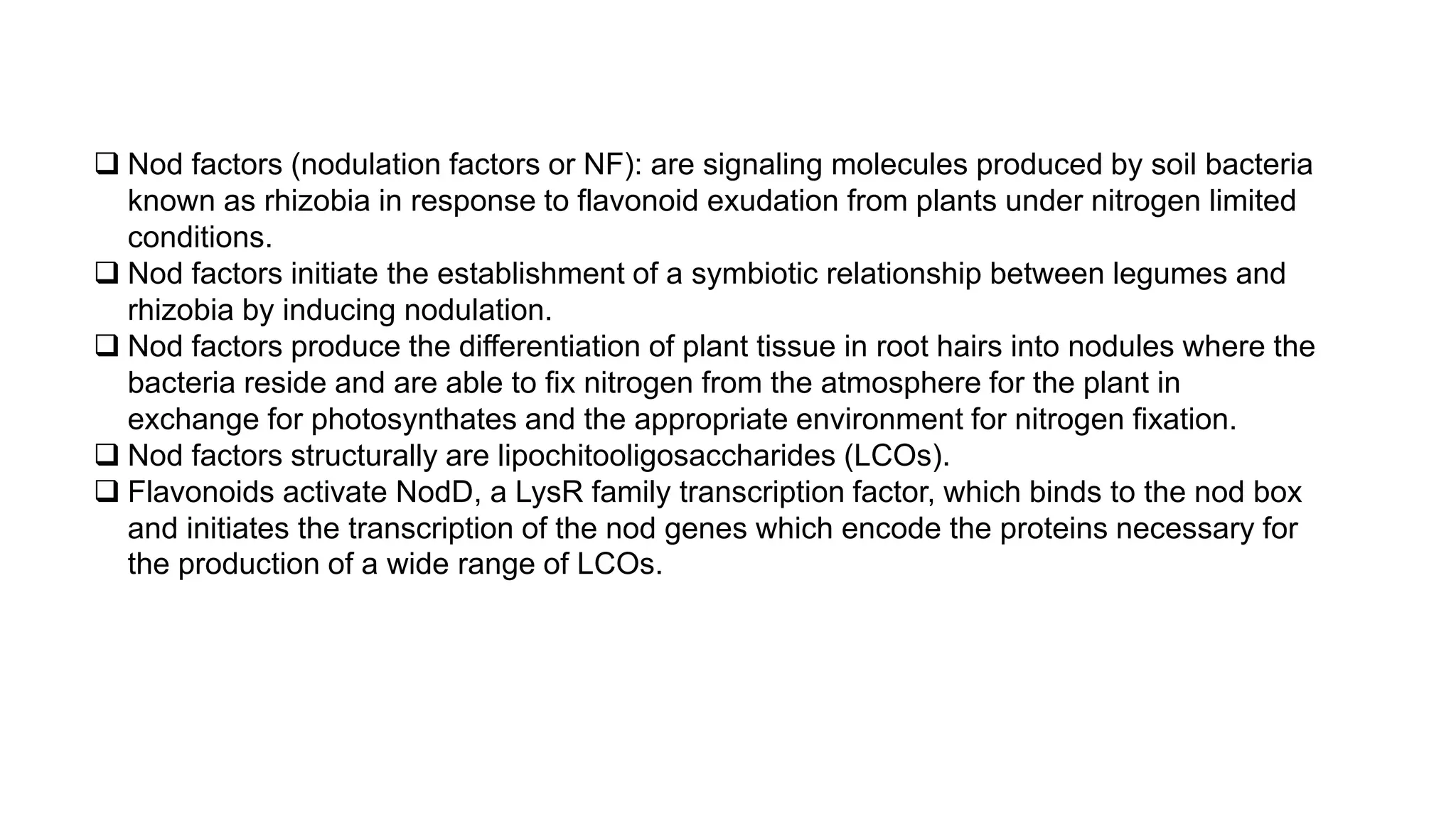 NODULE FORMATION, NOD FACTORS, AND CELL FATE | PPTX