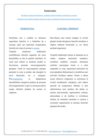 Noduli tiroidieni | PDF