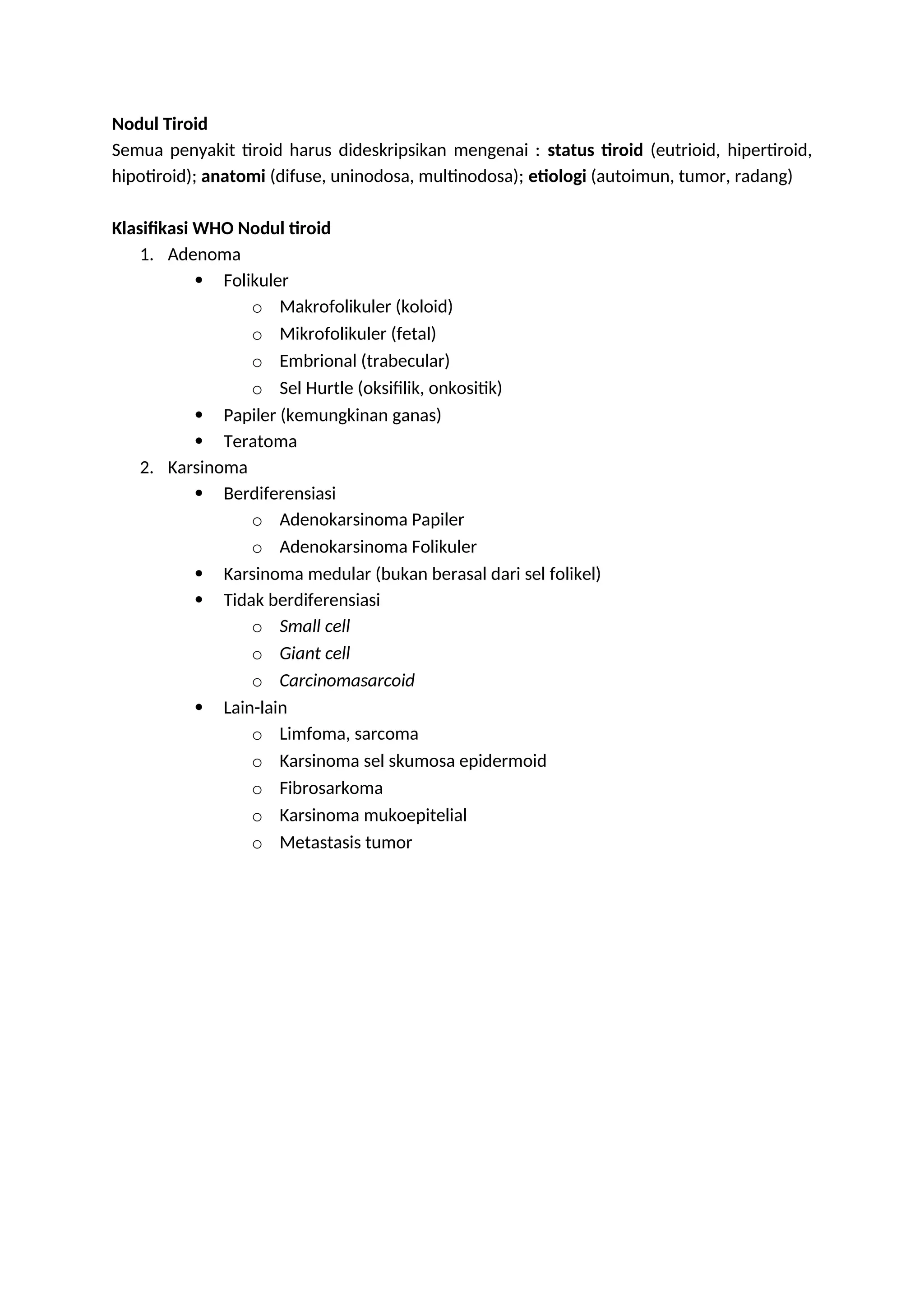 Pengertian dan Klasifikasi Nodul Tiroid.docx