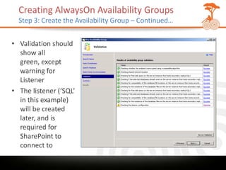 SQL 2012 AlwaysOn Availability Groups for SharePoint 2010 - AUSPC2012 | PPTX | Databases ...