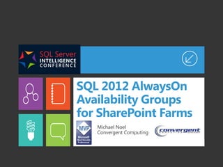 SQL 2012 AlwaysOn Availability Groups (AOAGs) for SharePoint Farms - Norcall SQL Intelligence ...
