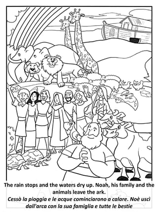 Noè e l'arca - disegni da colorare | PDF