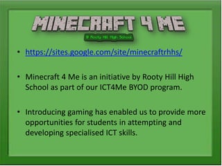Minecraft in the classroom | PPT