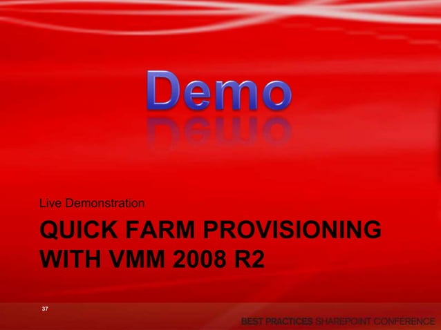 SharePoint 2010 Virtualization | PPT