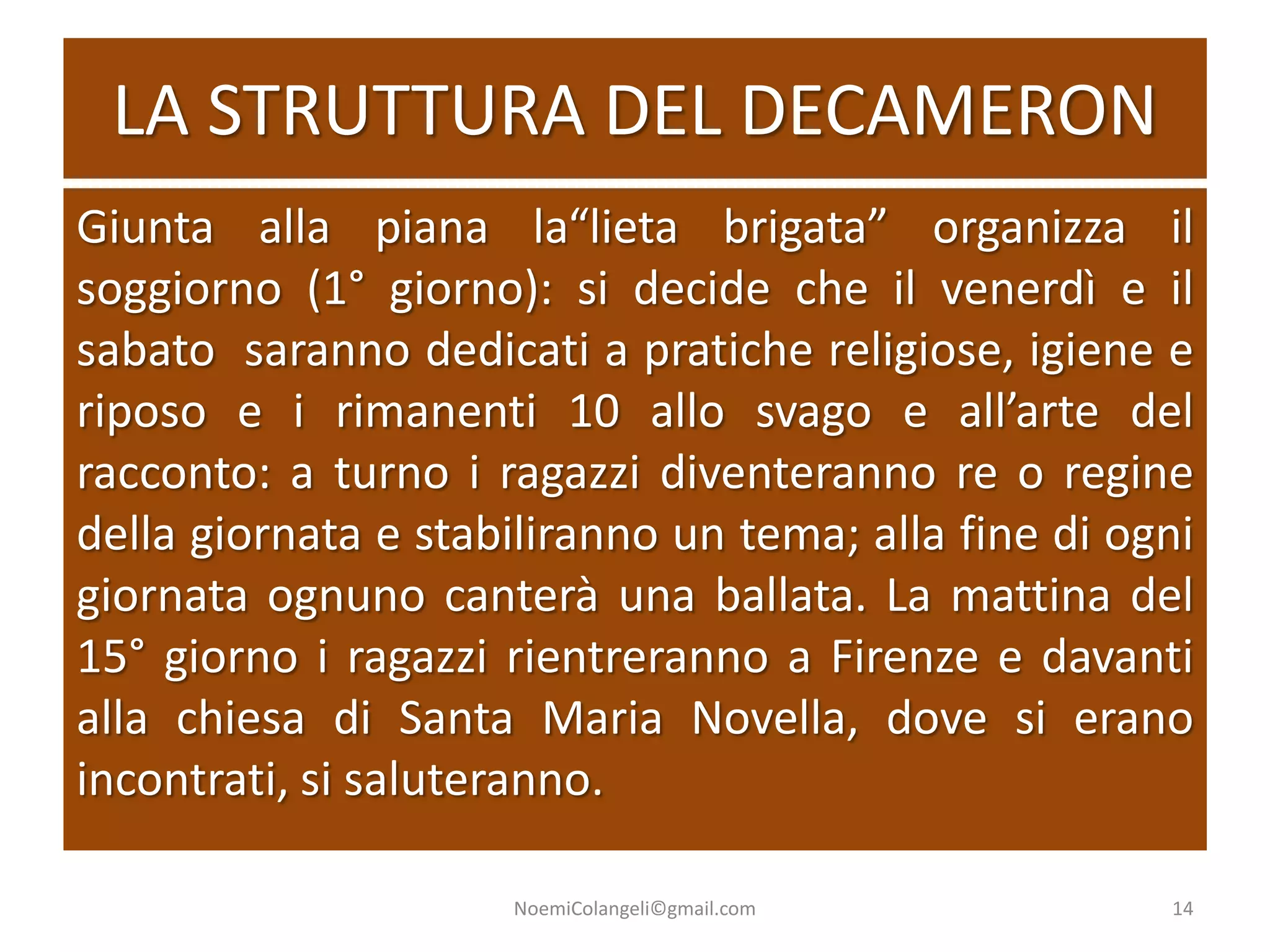 Noemi colangeli_Il Decameron | PDF