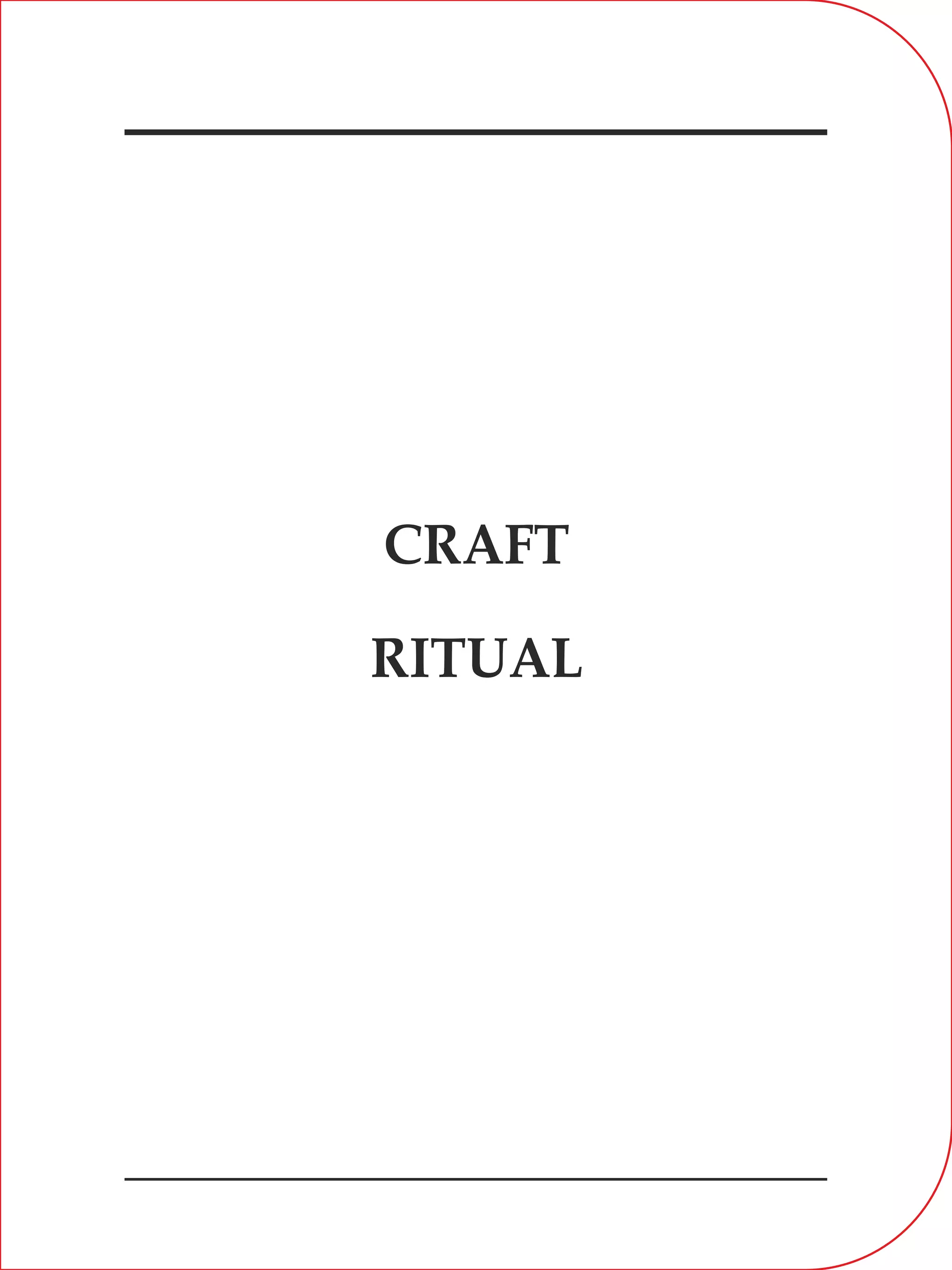 No encryption annotated craft ritual 2017 with key | PDF