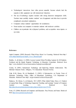 Educational technology: Literature Review | DOCX