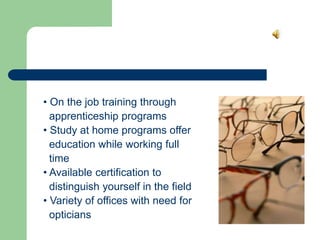 Introduction to Ophthalmic Dispensing | PPTX