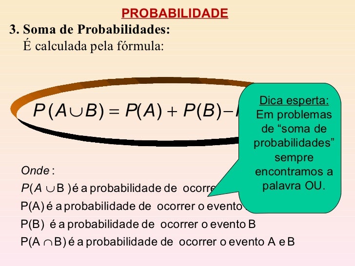 Noções de probabilidade