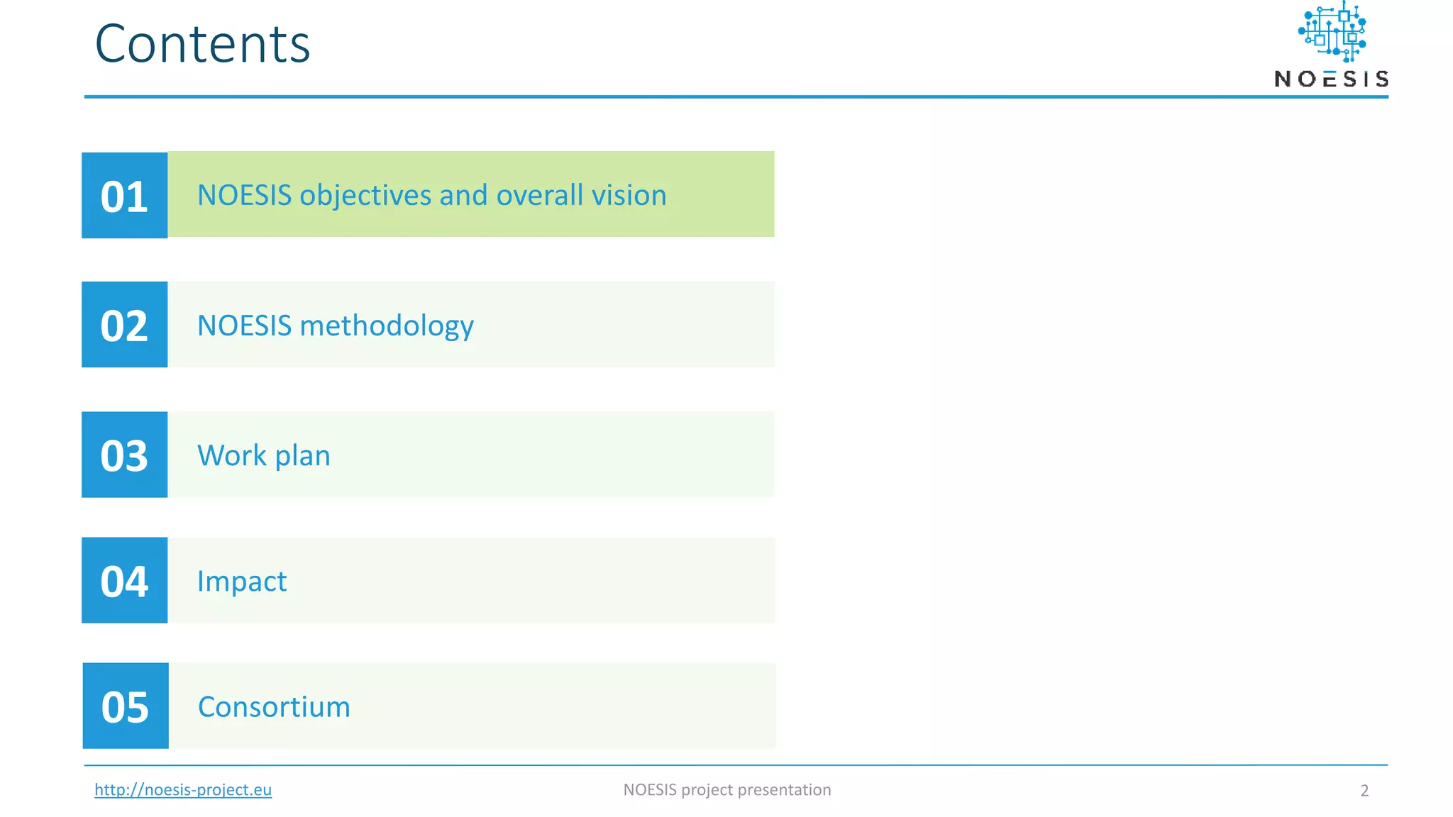 Noesis project presentation | PPTX