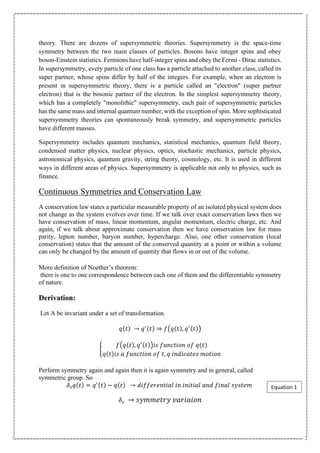 Noethers theoram theoritical approach | PDF