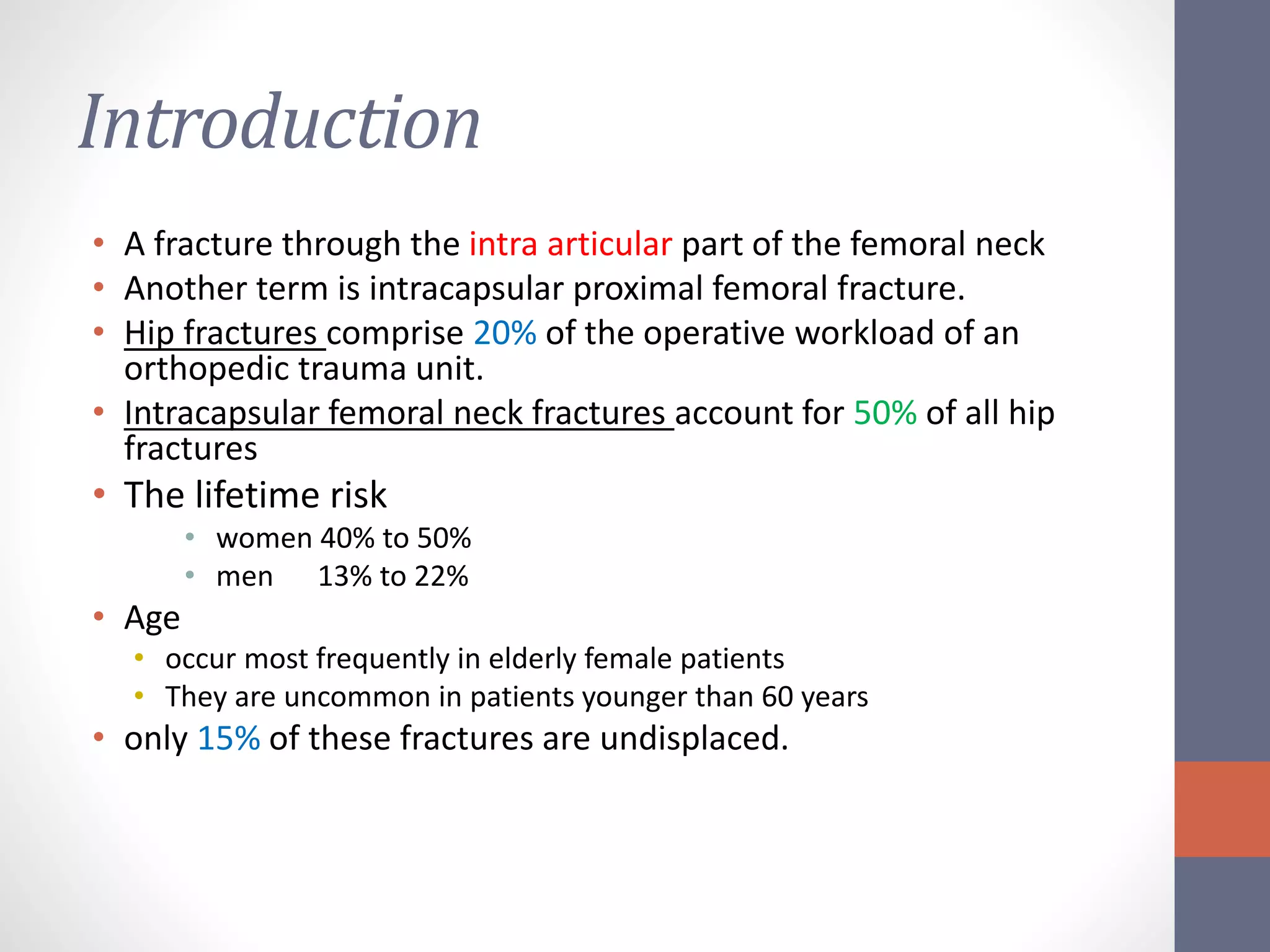 neck of femur fracture | PPTX