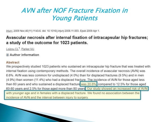 Neck of femur and Distal end radius fracture case... evidence based #dr ...