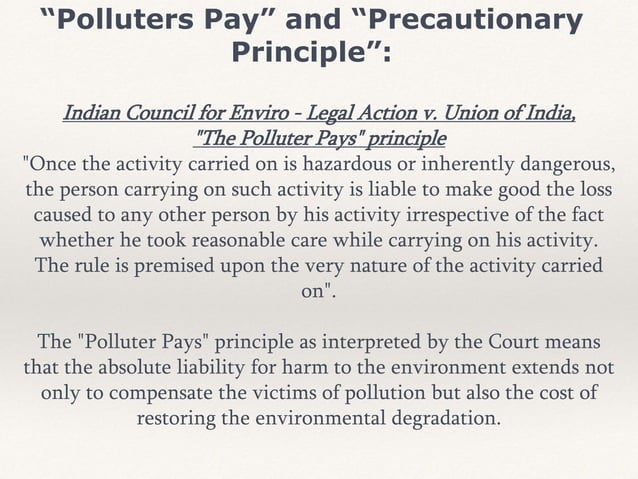 No fault liability , strict liability, absolute liability, oleum gas ...