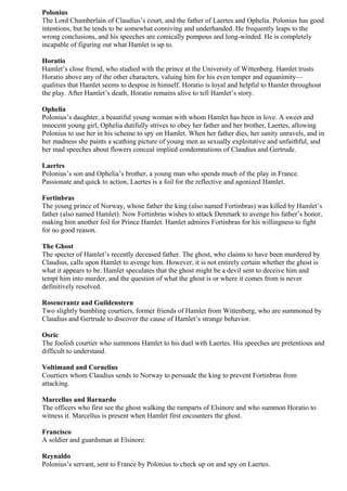 No fear by shakespear hamlet | DOC