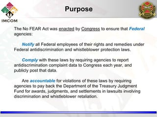 EEO No Fear Training Slides - 2014 | PDF
