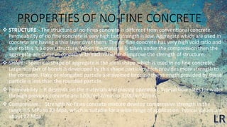No finess concrete | PPTX