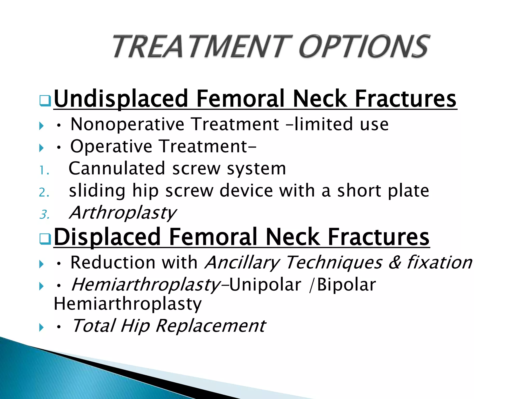 Proximal Femur Fractures with NOF & IT | PPTX