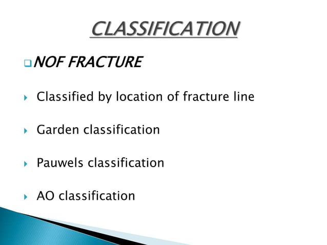 Proximal Femur Fractures with NOF & IT | PPT