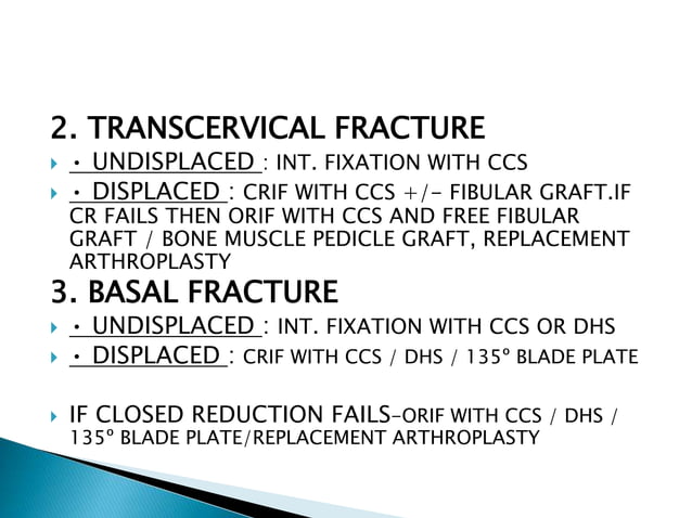 Proximal Femur Fractures with NOF & IT | PPT