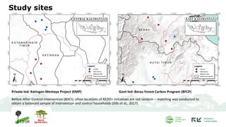 REDD+ project and its impact households’ incomes in Indonesian Borneo ...