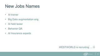 [TestWarez 2017] Testing Artificial Intelligence | PPT