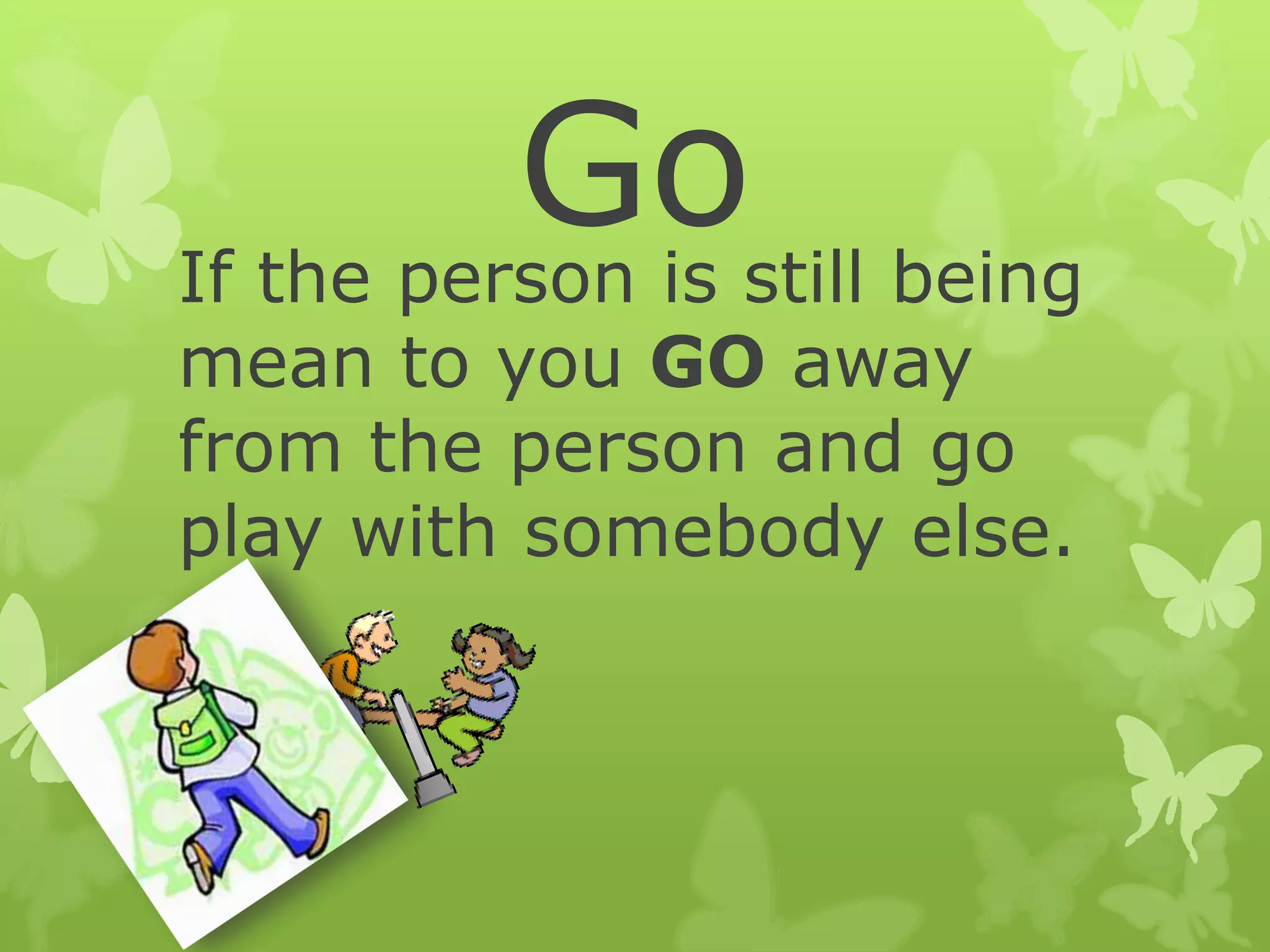 No go tell | PPTX | Crime & Harmful Acts to Individuals, Society ...