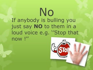 No go tell | PPTX