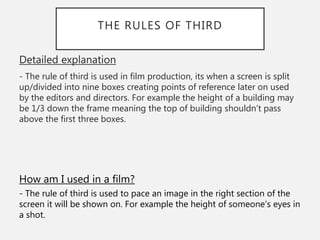 Camera Angles | PPTX