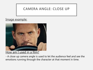 Camera Angles | PPTX