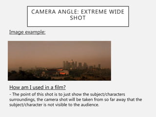 Camera Angles | PPTX