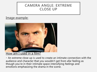 Camera Angles | PPTX