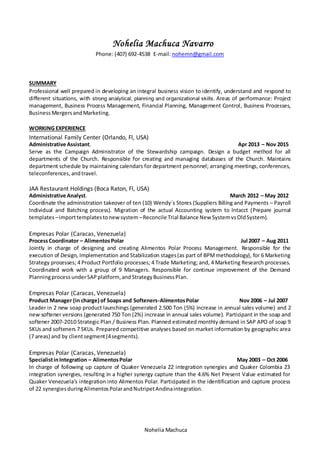 Nohelia Machuca - Resume | DOCX