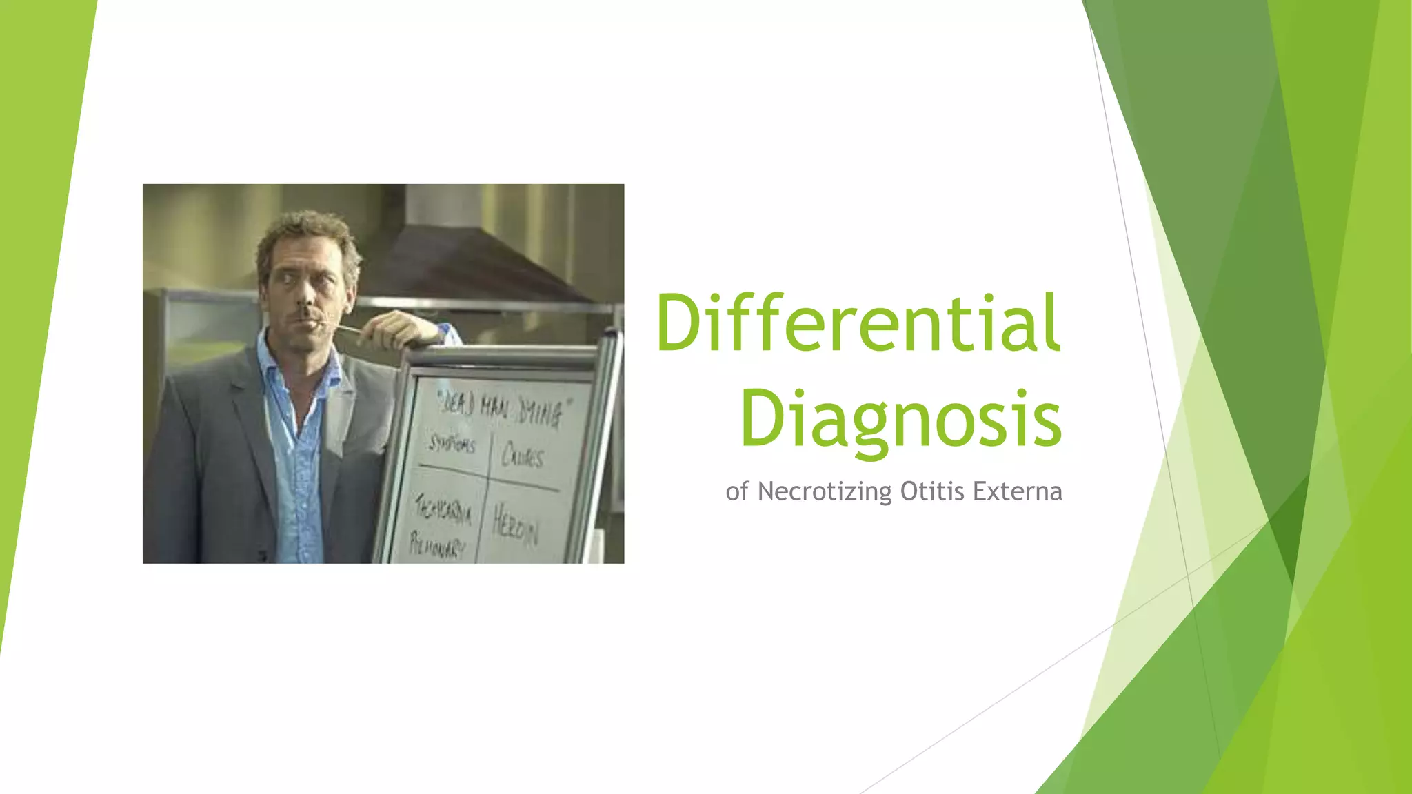 Necrotizing Otitis Externa | PPTX