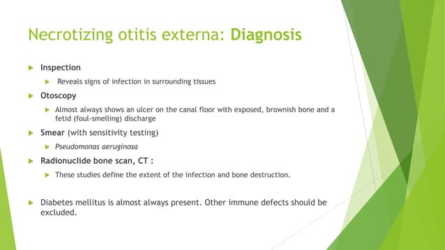 Necrotizing Otitis Externa | PPTX | Ear, Nose and Throat Conditions ...
