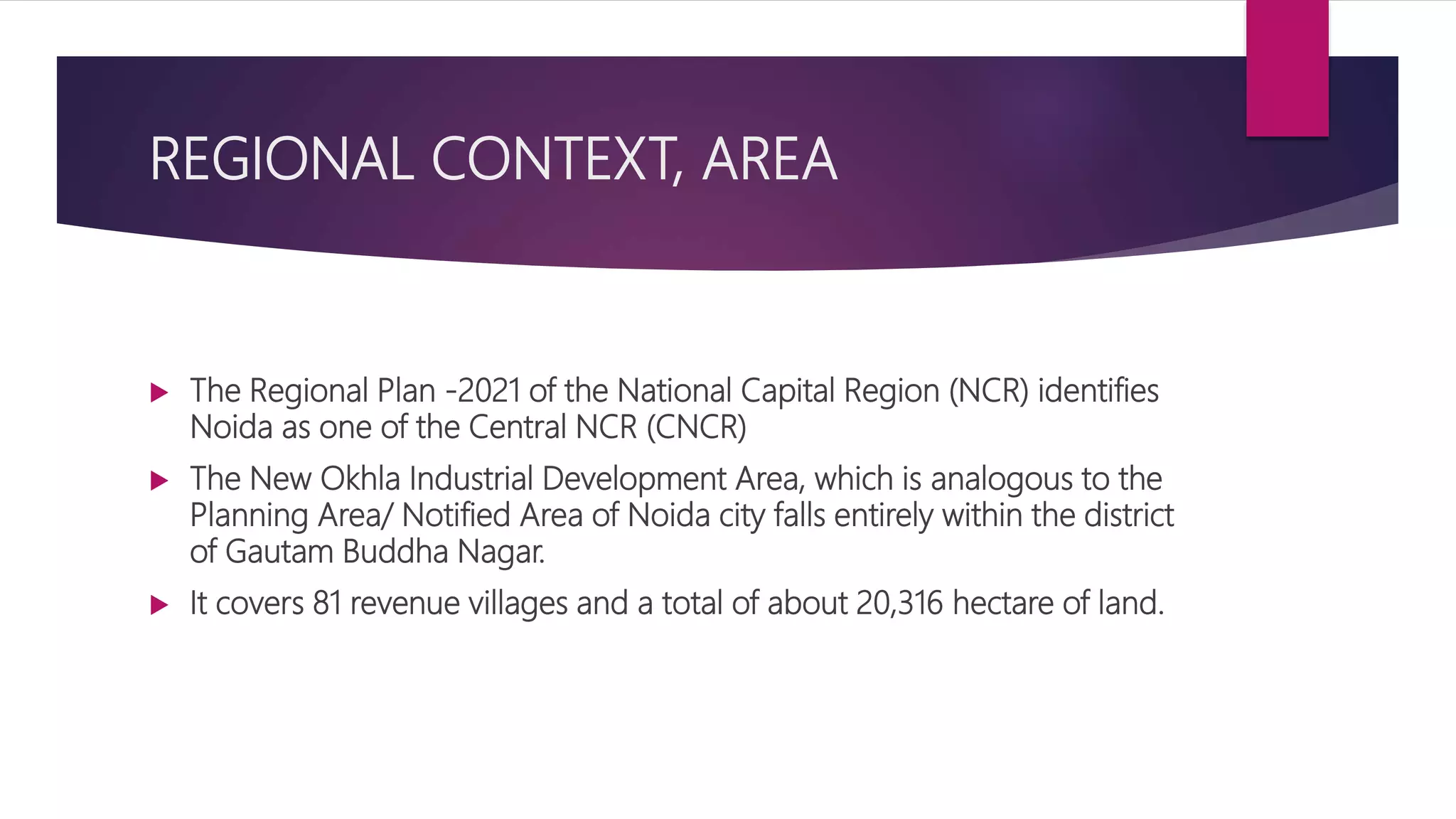 Noida Master Plan 2021 | PPTX