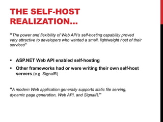 OWIN and Katana Project - Not Only IIS - NoIIS | PPTX | Web Hosting ...