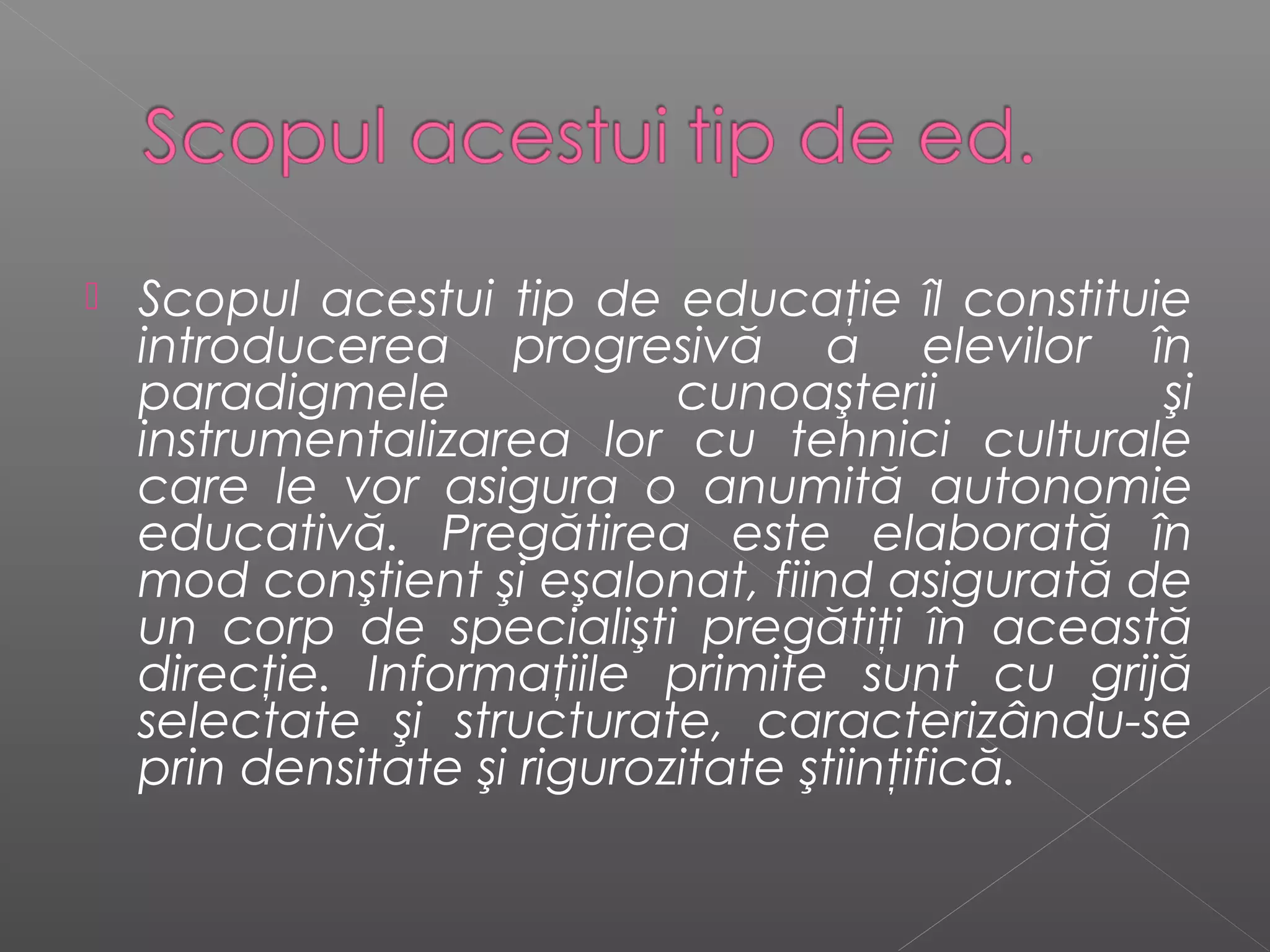 Noile educatii sfetcutraian | PPT
