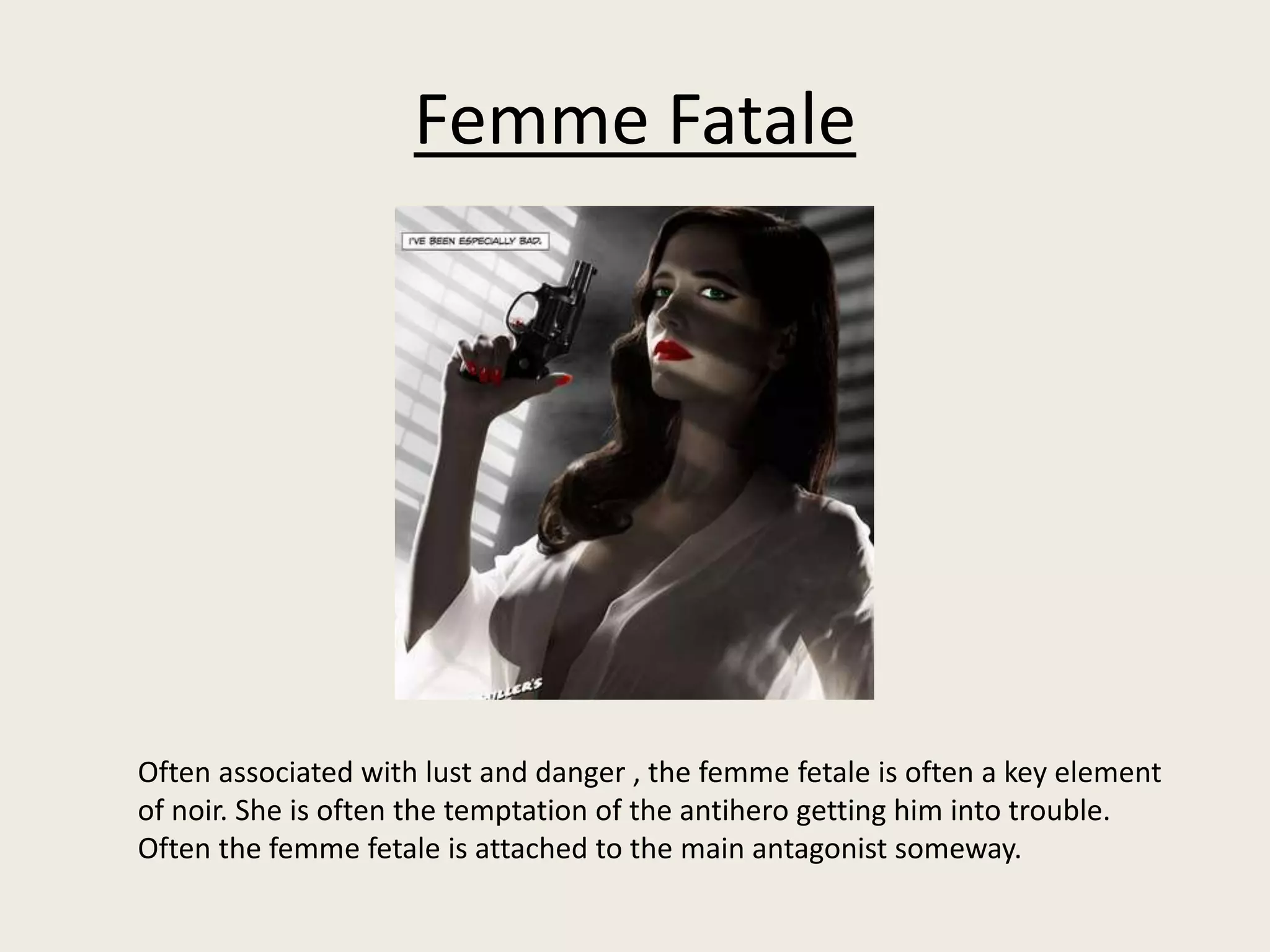 Noir iconography examples | PPT